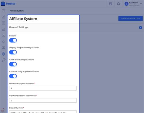 Bagisto Laravel Affiliate System