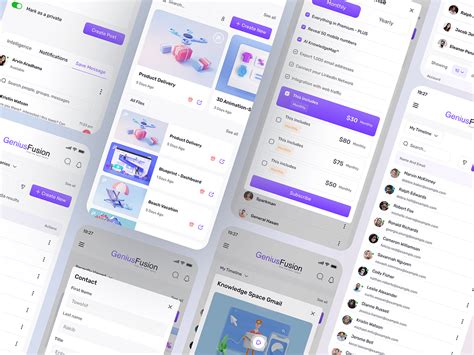 Ai Platform Genius Fusion Ui Ux Web Design On Behance