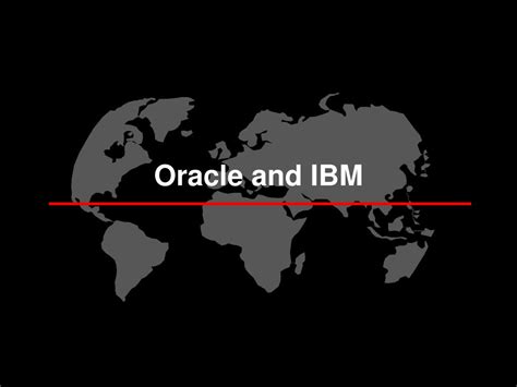 PPT Oracle And IBM PowerPoint Presentation Free Download ID