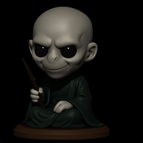 🗿 Cute Voldemort Wizard Chibi Stl Figure・ Stl File For 3d Printing・cults