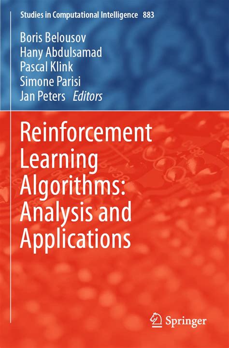 Buy Reinforcement Learning Algorithms Analysis And Applications 883