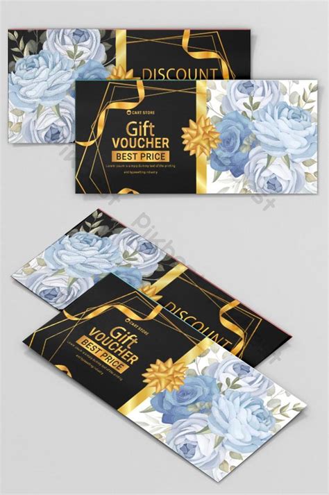 선물 바우처 카드 디자인 Ai 무료 다운로드 Pikbest
