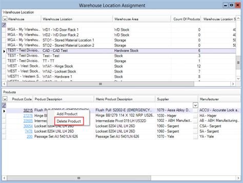 Using The Warehouse Location Assignment Window Comsense Help Center