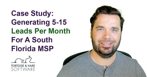 Tortoise And Hare Software On Linkedin Case Study Msp Generates 5 15