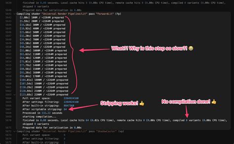shader stripping broken when using urp subclass unity engine unity