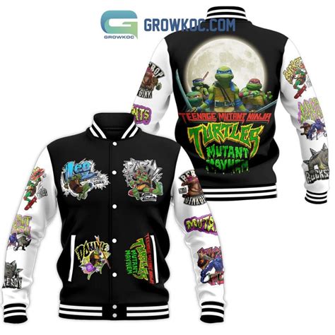 Teenage Mutant Ninja Turtles Mutant Mayhem Baseball Jacket Growkoc