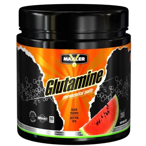 Glutamine, Глютамин Арбуз 300 гр Maxler