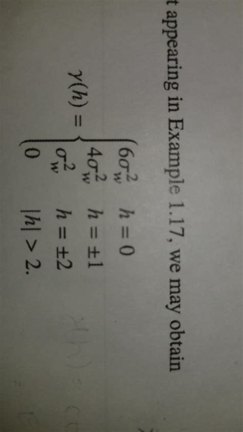 Solved Determine The Autocovariance And Autocorrelation Chegg