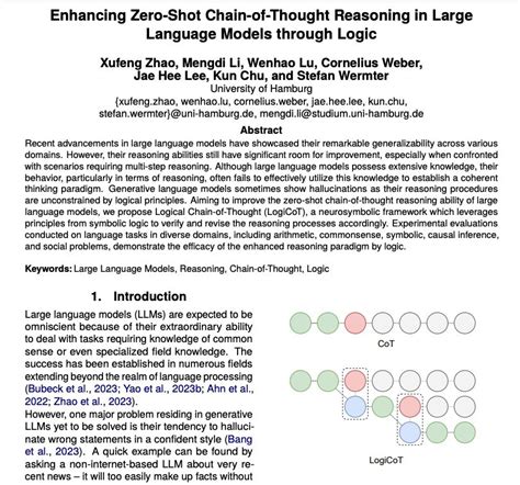 elvis s on linkedin logical chain of thought in llms proposes a new