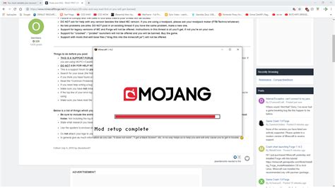 Minecraft Forge Freezes When It Gets Here Support Bug Reports Forge Forums