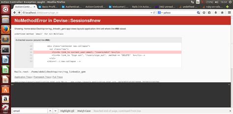 ruby on rails undefined method `email for nil nilclass is email