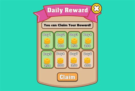 Daily Reward Game Templates