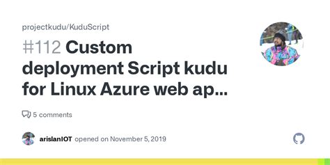 Custom Deployment Script Kudu For Linux Azure Web App Django Issue Projectkudu