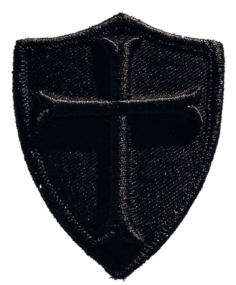 Crusader Cross Shoulder Patch View Colors — Gadsden And Culpeper