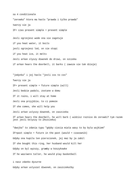 Conditionale Pdf