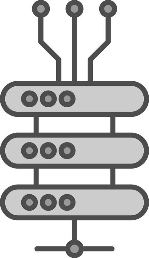 Data Network Fillay Icon Vector Art At Vecteezy