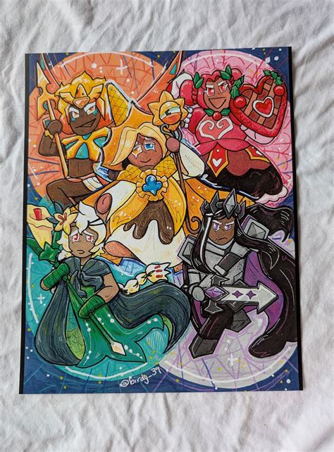 Crk Ancients Print 8 X 10 Art Print Cookie Run Video Game Print