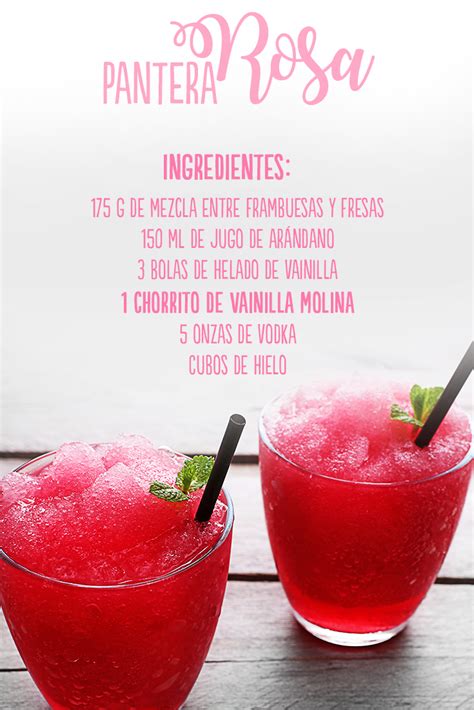 Para Disfrutar De Esta Refrescante Pantera Rosa Mezcla Todos Los
