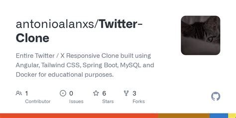 GitHub Antonioalanxs Twitter Clone Entire Twitter X Responsive Clone Built Using Angular