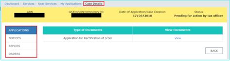 gst portal applications and their arn learn by quicko