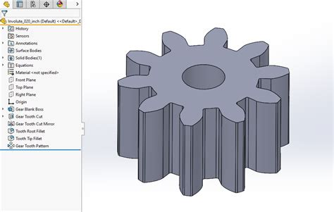 How To Model Accurate Involute Spur Gears In Solidworks