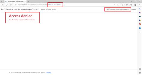 Broken Access Control In ASP NET Core OWASP Top Pro Code Guide