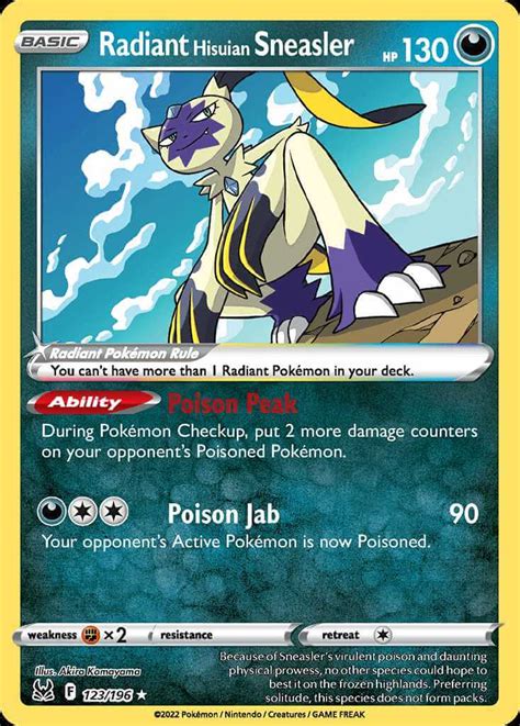 Poison Type Pokemon Cards
