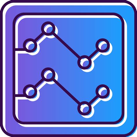 Line Chart Gradient Filled Icon 42808687 Vector Art At Vecteezy