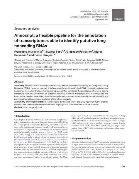 pdf annocript a flexible pipeline for the annotation of