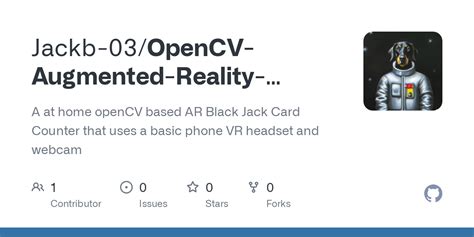 GitHub Jackb OpenCV Augmented Reality Black Jack Counter A At Home OpenCV Based AR Black