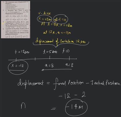 A Particle Moves Along The X Axis Starting From X M At T At T S I