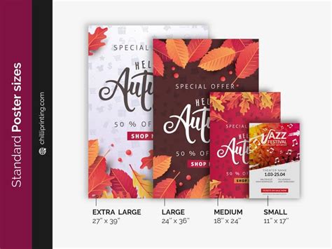 What Is A Standard Size Poster