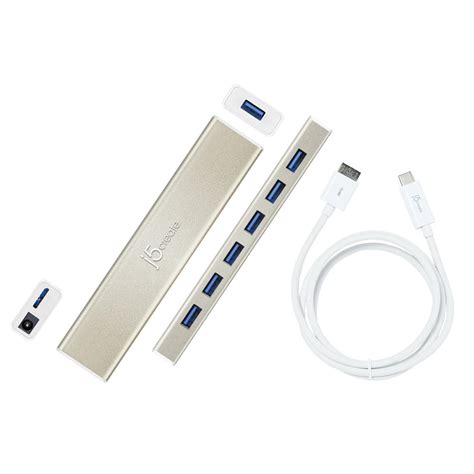 j5create jch377 usb c™ 7 port hub windows® macos® linux® chrome os
