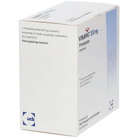 Vimpat 200 Mg 168 St Mit Dem E Rezept Kaufen Shop Apotheke