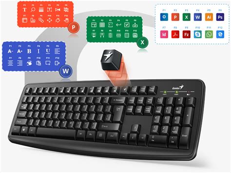 Genius KM 8100 Smart Wireless Desktop Keyboard 31340004400 CA