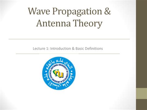 Antenna And Propagation Theory At Joan Mealey Blog
