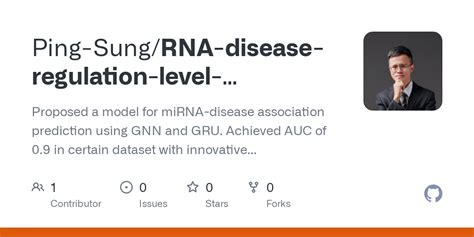 Github Ping Sungrna Disease Regulation Level Prediction Model Proposed A Model For Mirna