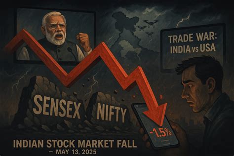 Why Did Indian Stock Market Fall Today? - onedemat.com