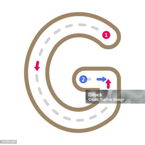 추적 알파벳 문자 G 대문자 미리 쓰기 점선 요소 유치원 및 미취학 아동 워크시트 0명에 대한 스톡 벡터 아트 및 기타 이미지 0명 개발 교육 Istock