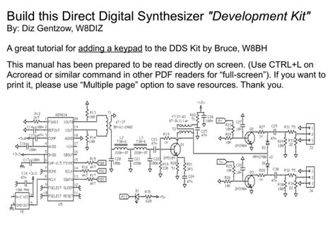 Build This Direct Digital Synthesizer Development Kit