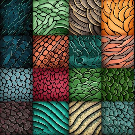 Premium Photo Patterns Inspired By Different Types Of Reptiles And Their Scales