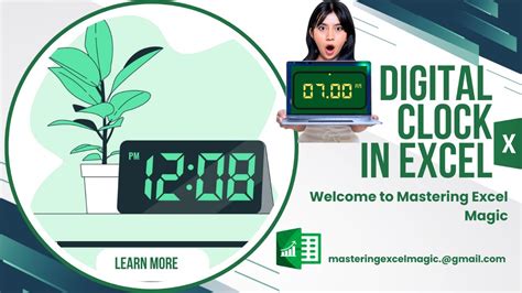 Mastering Excel Magic Make Digital Clock In Excel ⏰🚀 Youtube