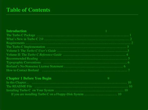 Pdf Turbo C Language Dokumentips