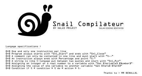 GitHub HalasProject SnailCompilateur Mini Compiler With C CLI