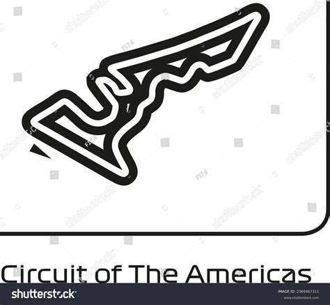 F1 Circuit Race Vector Eps Royalty Free Stock Vector 2369467311