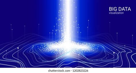 3d virtual digital abstraction big binary stock vector royalty free