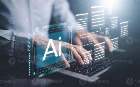 Programmer People Working Laptops Or Smartphones With Ai Artificial Intelligence Software
