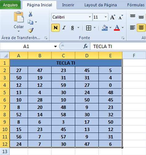 Tecla Ti Converter Planilha Excel Em Tabela Do Word