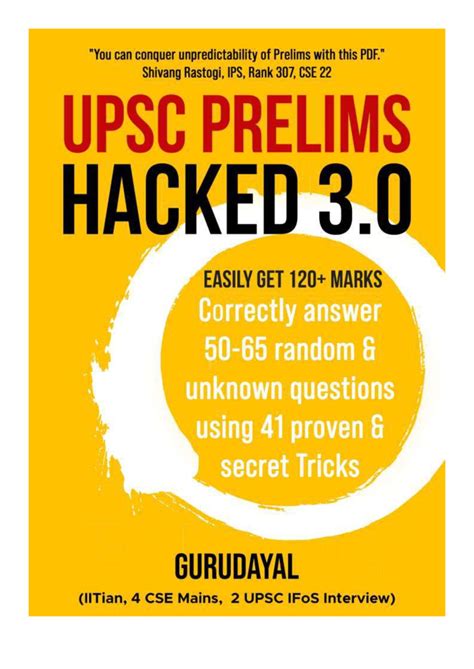 Techniques For Success In UPSC Prelims Insights Strategies Studocu