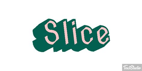Slice Word Animated  Logo Designs